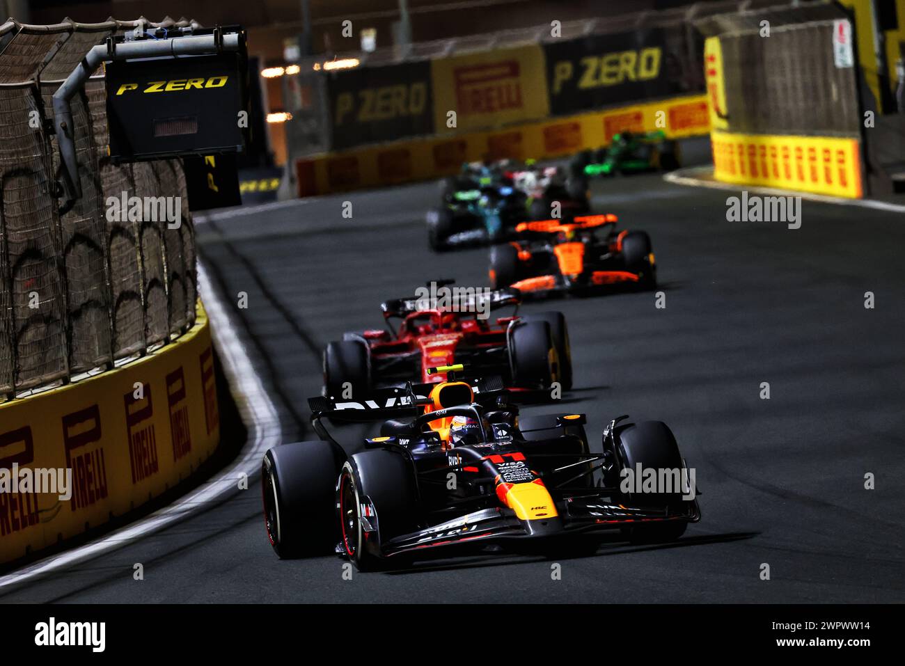 Jeddah, Saudi Arabia. 09th Mar, 2024. Sergio Perez (MEX) Red Bull ...