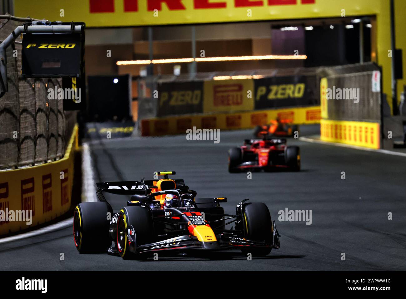 Jeddah, Saudi Arabia. 09th Mar, 2024. Sergio Perez (MEX) Red Bull ...