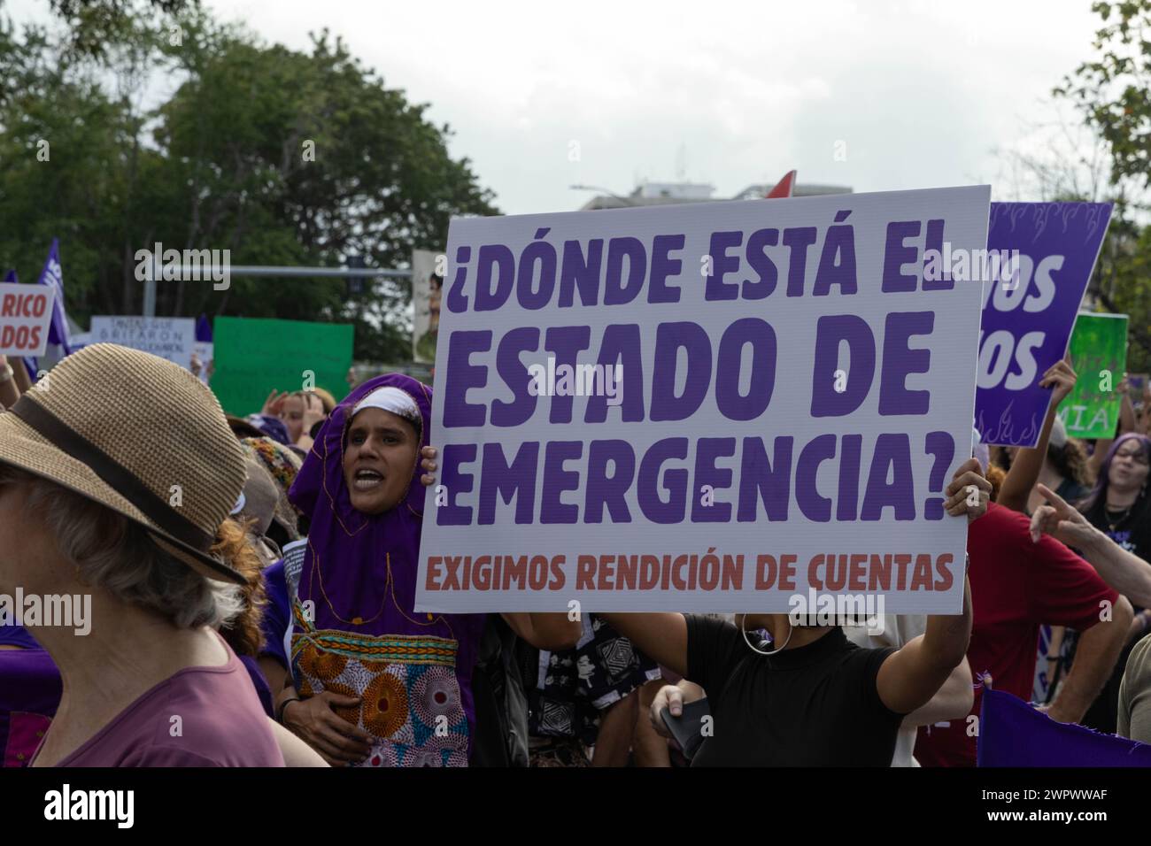 “Where is the state of emergency? We demand accountability,” reads a ...