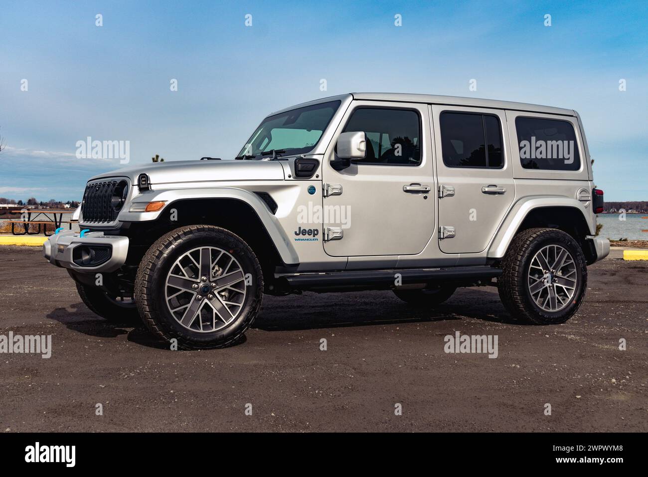 Sorel-Tracy, Canada - March 09 2024 : Jeep Wrangler 4xe High Altitude ...