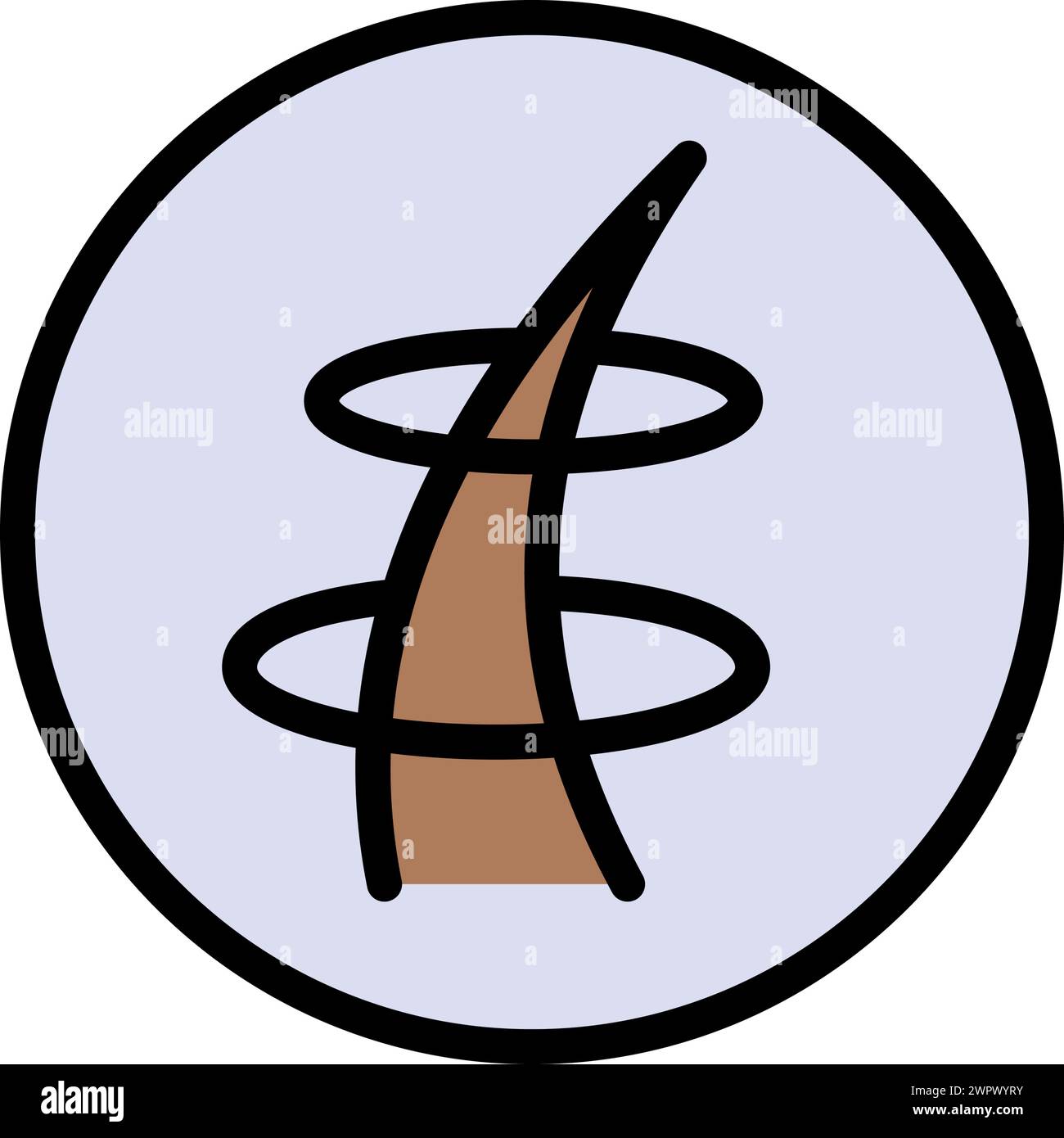 Follicle Shine Concept Color Icon. Hair Shiny with Keratin Effect ...