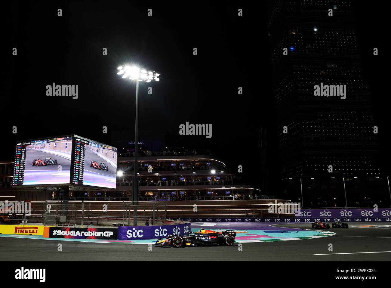 Jeddah, Saudi Arabia. 09th Mar, 2024. Sergio Perez (MEX) Red Bull ...