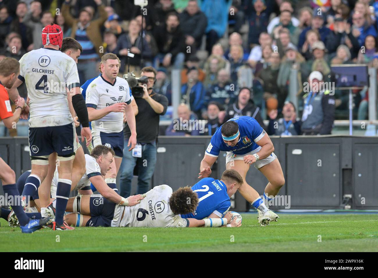 9th March 2024; Stadio Olimpico, Rome, Italy: Six Nations International ...