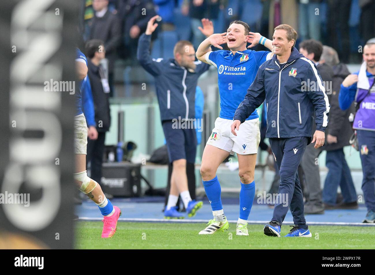 9th March 2024; Stadio Olimpico, Rome, Italy: Six Nations International ...