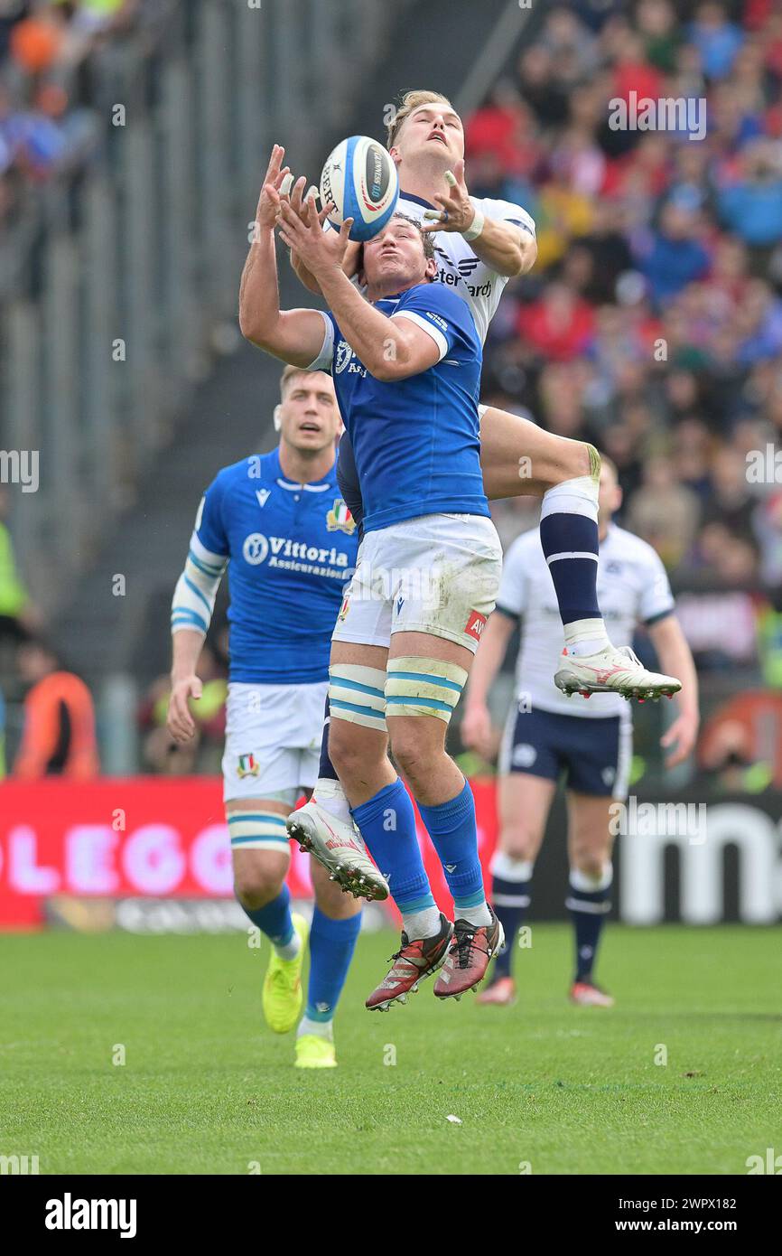 Six nations 2024 scotland duhan hi-res stock photography and images - Alamy