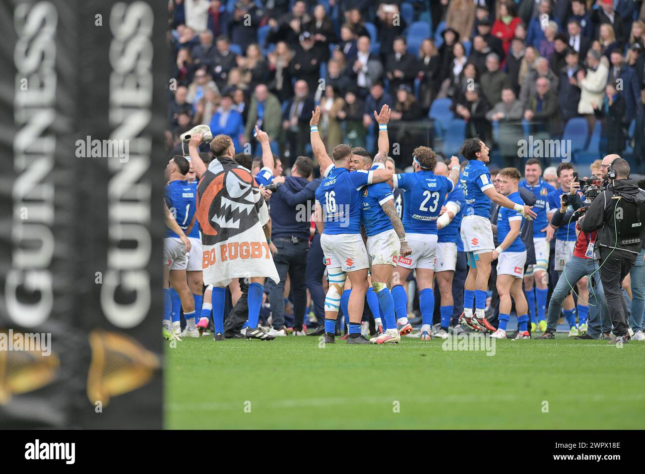 9th March 2024; Stadio Olimpico, Rome, Italy: Six Nations International ...