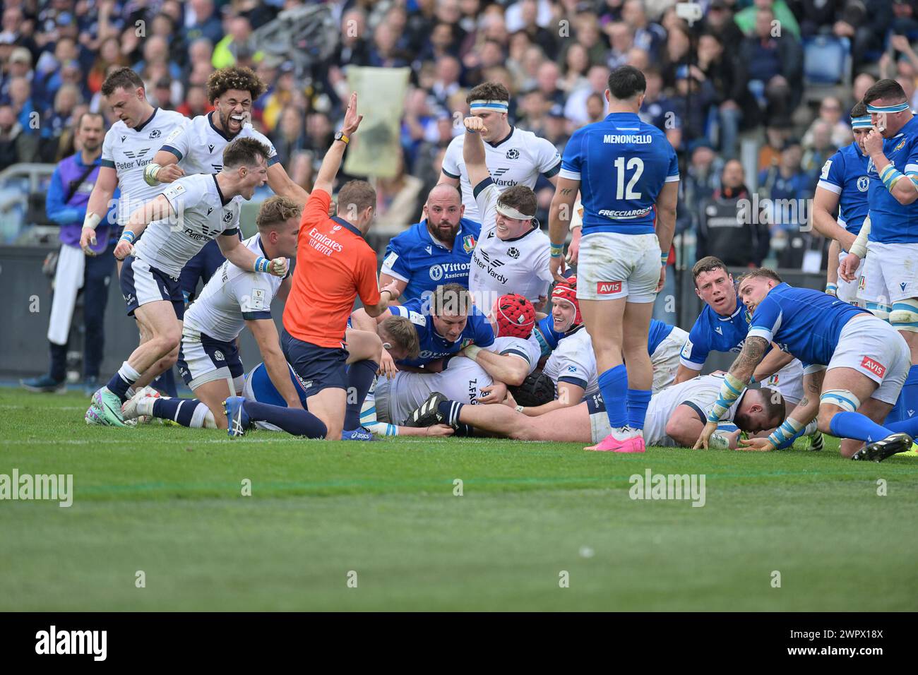 9th March 2024; Stadio Olimpico, Rome, Italy: Six Nations International ...