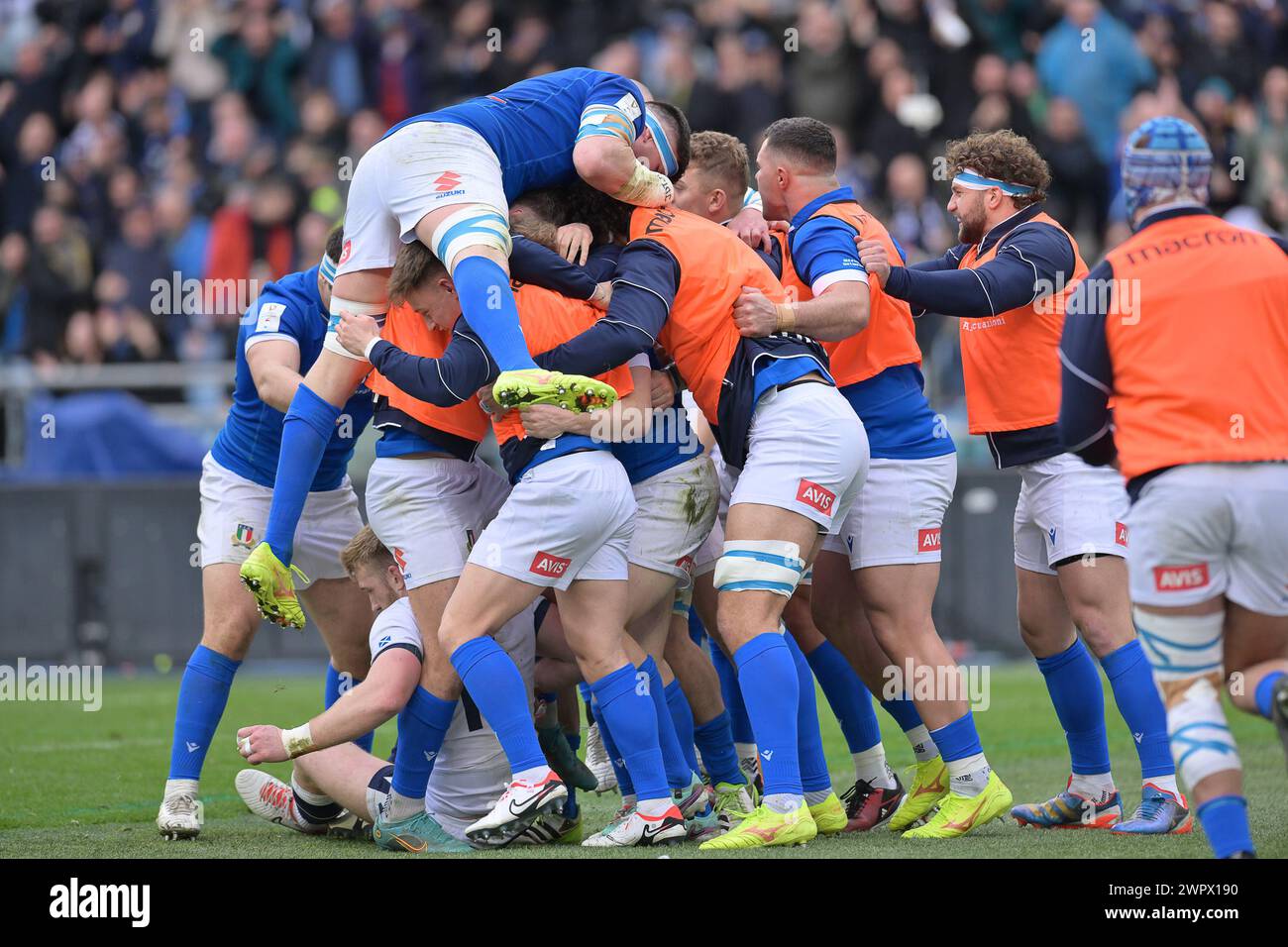 9th March 2024; Stadio Olimpico, Rome, Italy: Six Nations International ...