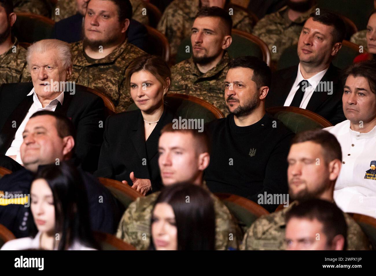 Kiev, Ukraine. 09 March, 2024. Ukrainian President Volodymyr Zelenskyy ...
