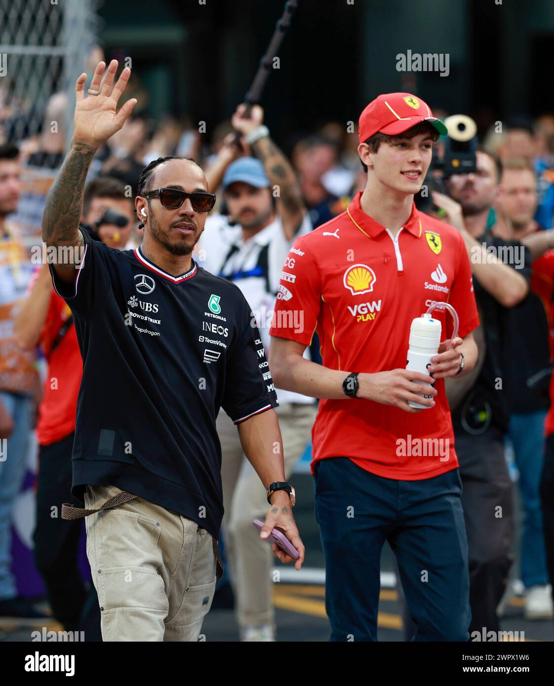Jeddah, Saudi Arabia. 9th Mar, 2024. #44 Lewis Hamilton (GBR, Mercedes ...