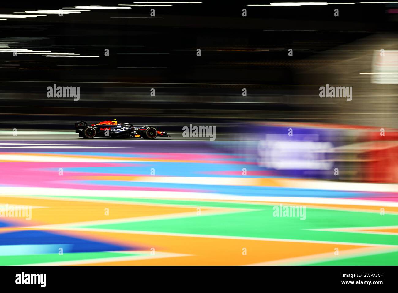 Jeddah, Saudi Arabia. 09th Mar, 2024. Sergio Perez (MEX) Red Bull ...