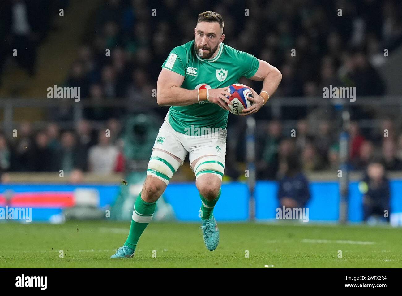 Jack Conan of Ireland during the 2024 Guinness 6 Nations match England ...