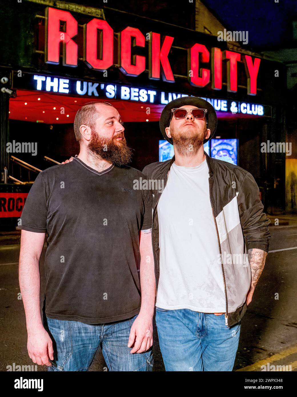 08 March 2024, Rock City, Nottingham, UK. Event: Whiskey Stain. Caption ...