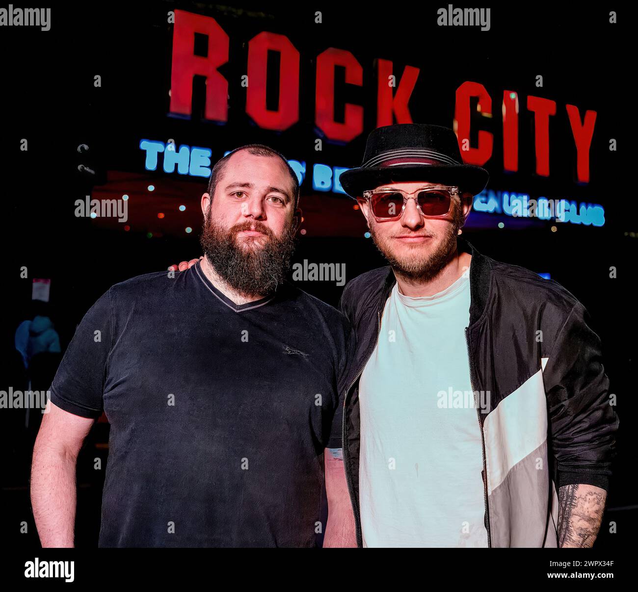 08 March 2024, Rock City, Nottingham, UK. Event: Whiskey Stain. Caption ...