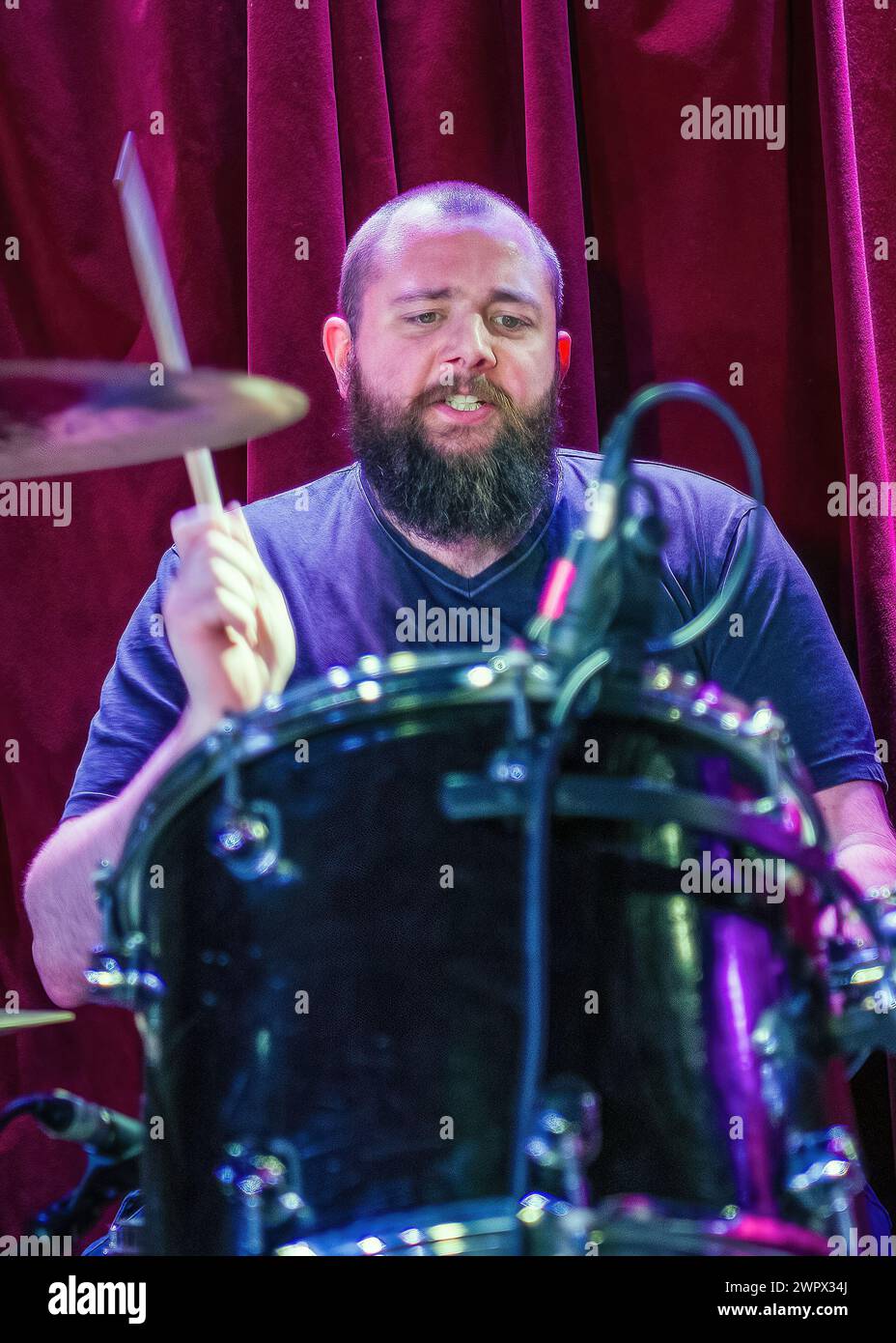 08 March 2024, Rock City, Nottingham, UK. Event: Whiskey Stain. Caption ...