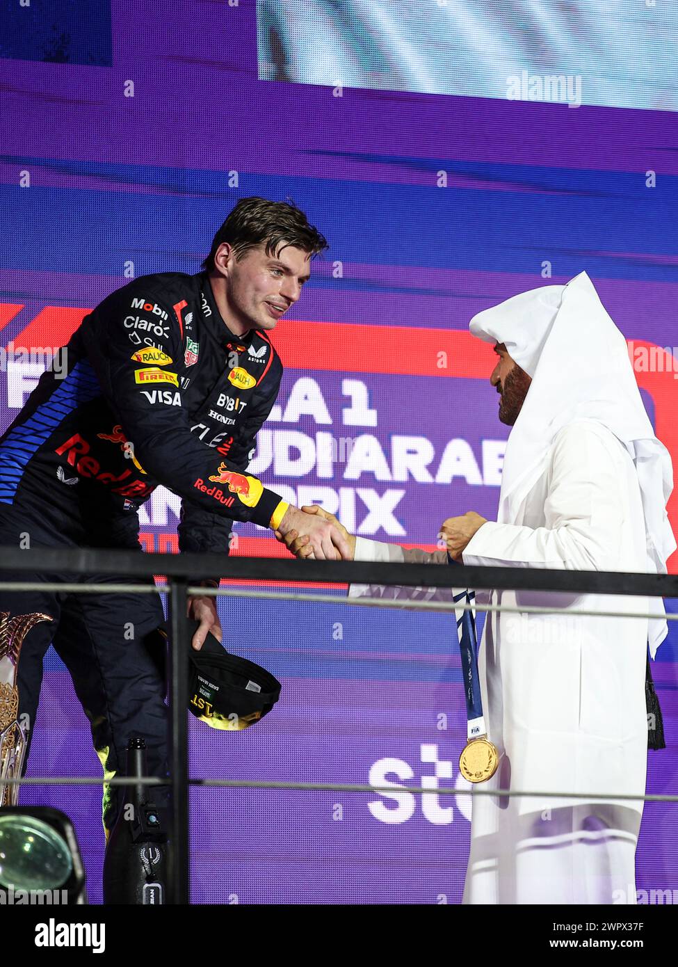 Jeddah, Arabie Saoudite. 09th Mar, 2024. VERSTAPPEN Max (ned), Red Bull Racing RB20, portrait ...
