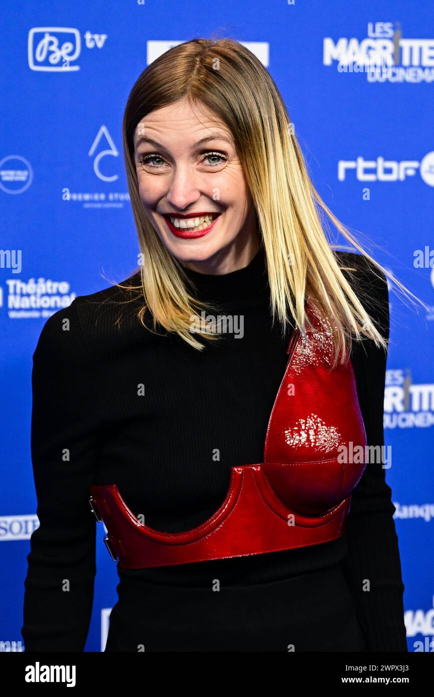 Brussels, Belgium. 09th Mar, 2024. Actress Lucie Debay pictured on the ...