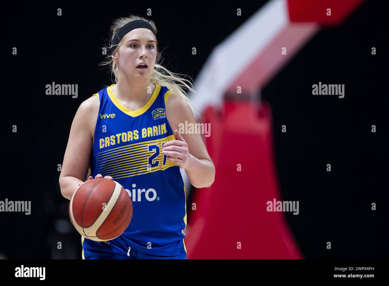 Brussels, Belgium. 09th Mar, 2024. Castors' Jessica Lindstrom pictured ...
