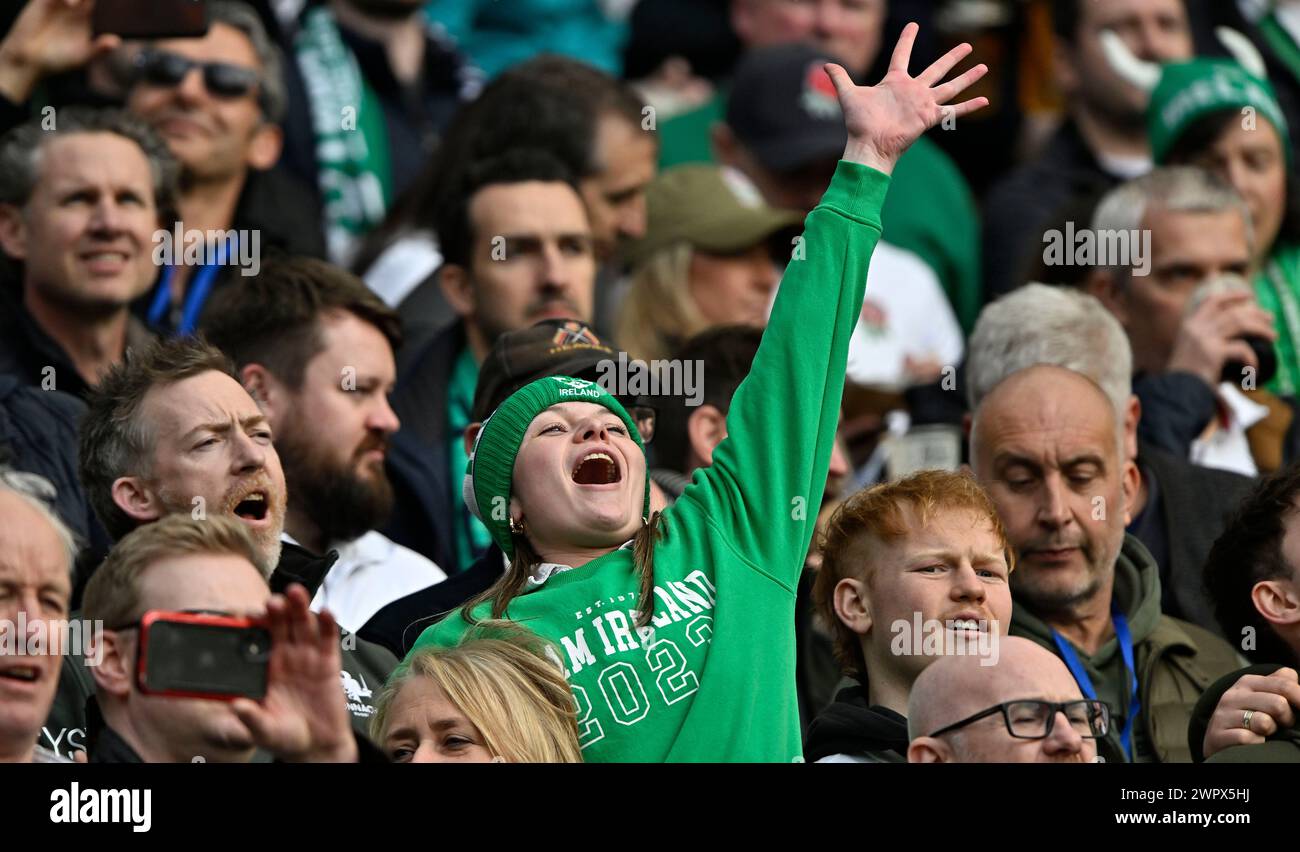 Twickenham, United Kingdom. 09th Mar, 2024. England V Ireland, Guinness ...