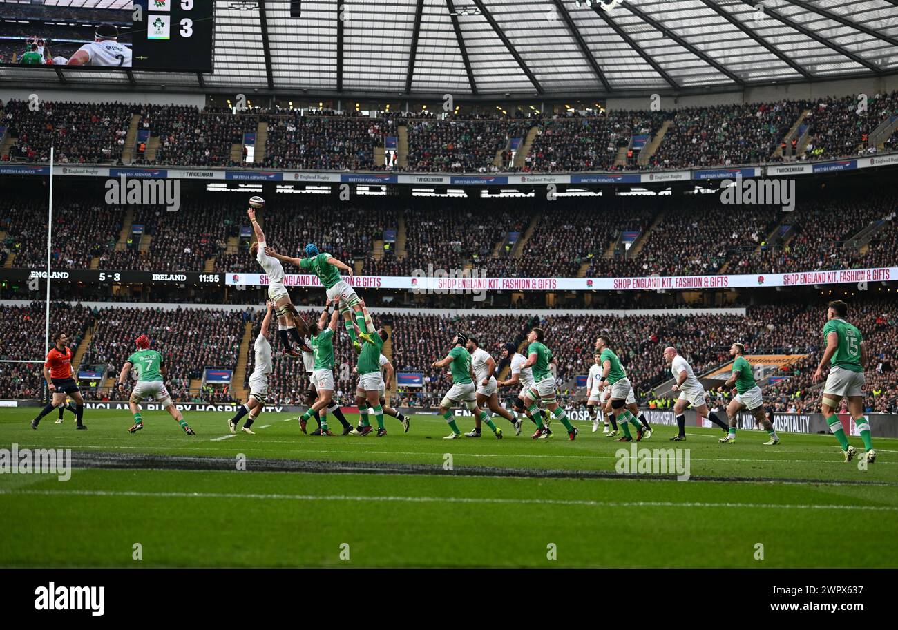 9th March 2024; Twickenham Stadium, London, England: Six Nations ...