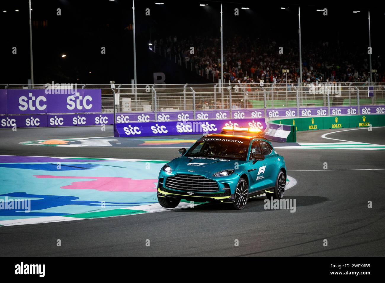 Jeddah, Arabie Saoudite. 09th Mar, 2024. safety car, start of the race, depart, during the ...