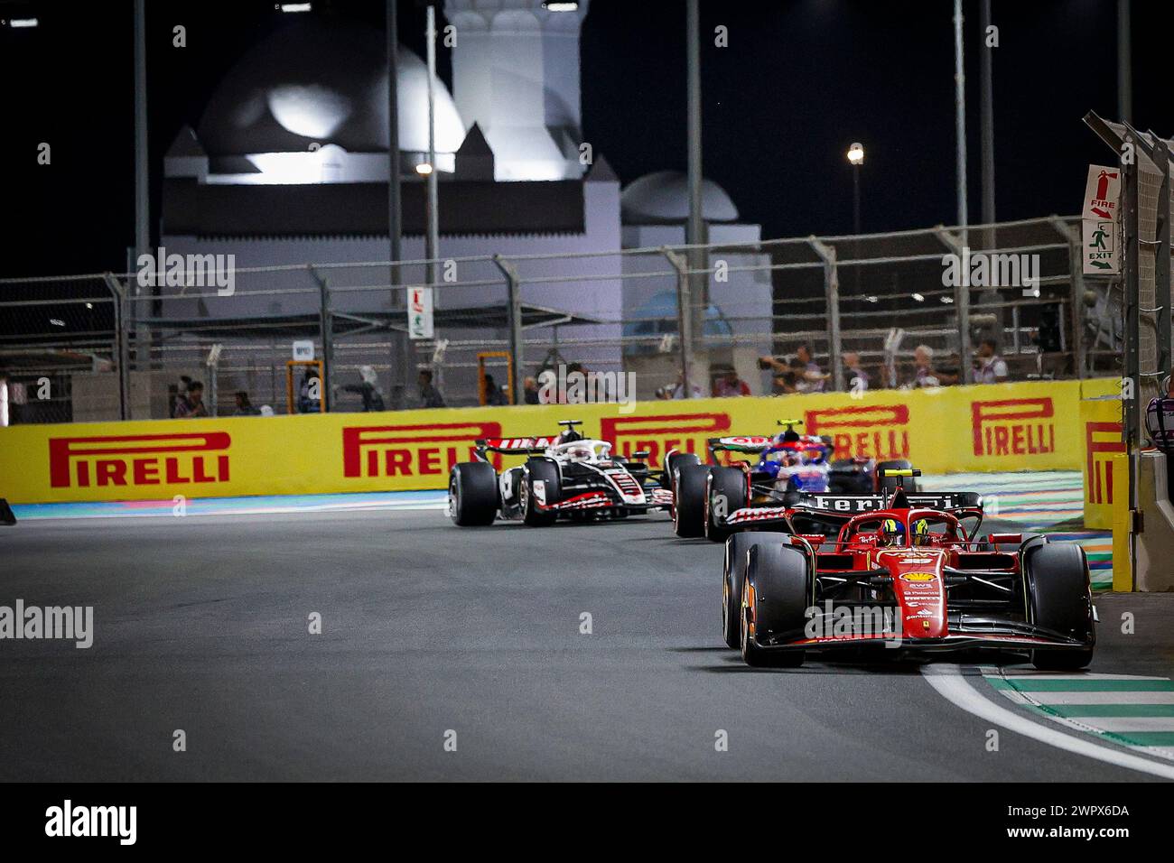 Jeddah, Arabie Saoudite. 09th Mar, 2024. 38 BEARMAN Oliver (gbr), Scuderia Ferrari SF-24, action ...