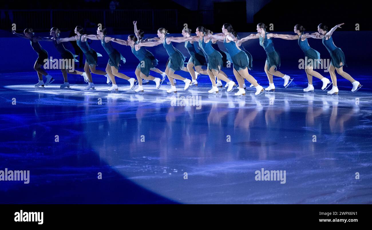 Chemnitz, Germany. 09th Mar, 2024. The Chemnitz juniors present their ...