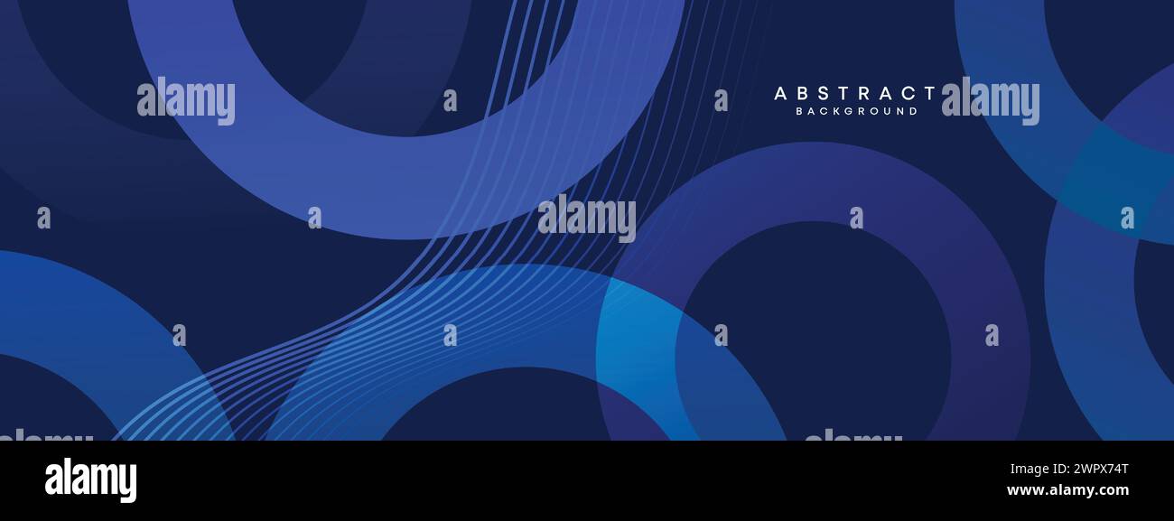 Abstract gradient dark navy blue web banner. dark blue business banner ...
