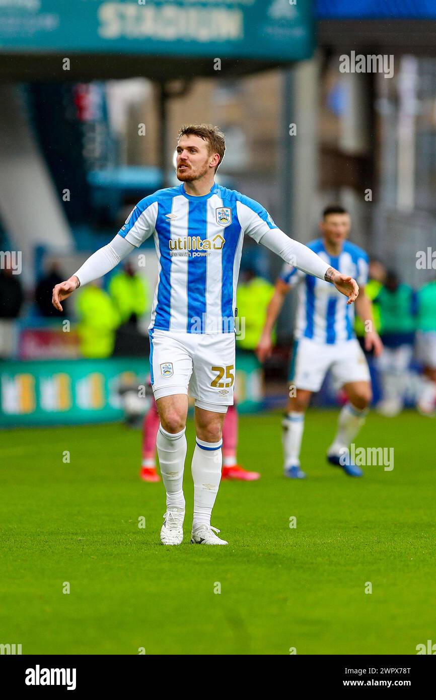 John Smith's Stadium, Huddersfield, England - 2nd March 2024 Danny Ward ...