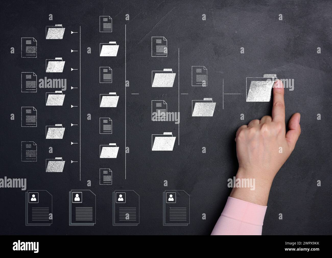 Scattered documents concept hi-res stock photography and images - Alamy