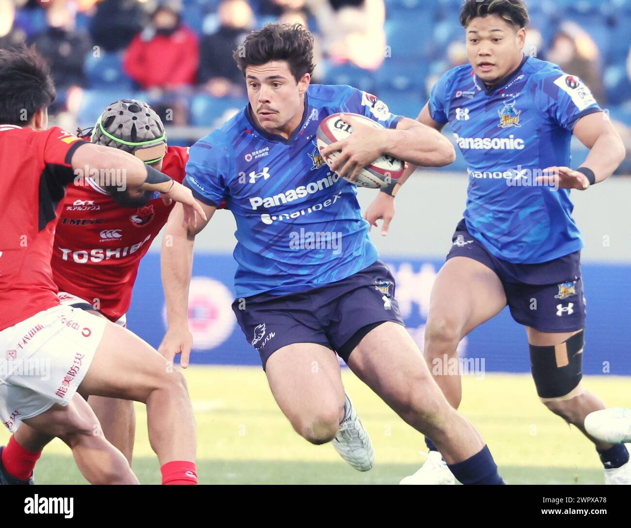 Kumagaya, Japan. 9th Mar, 2024. Saitama Panasonic Wild Knights center ...