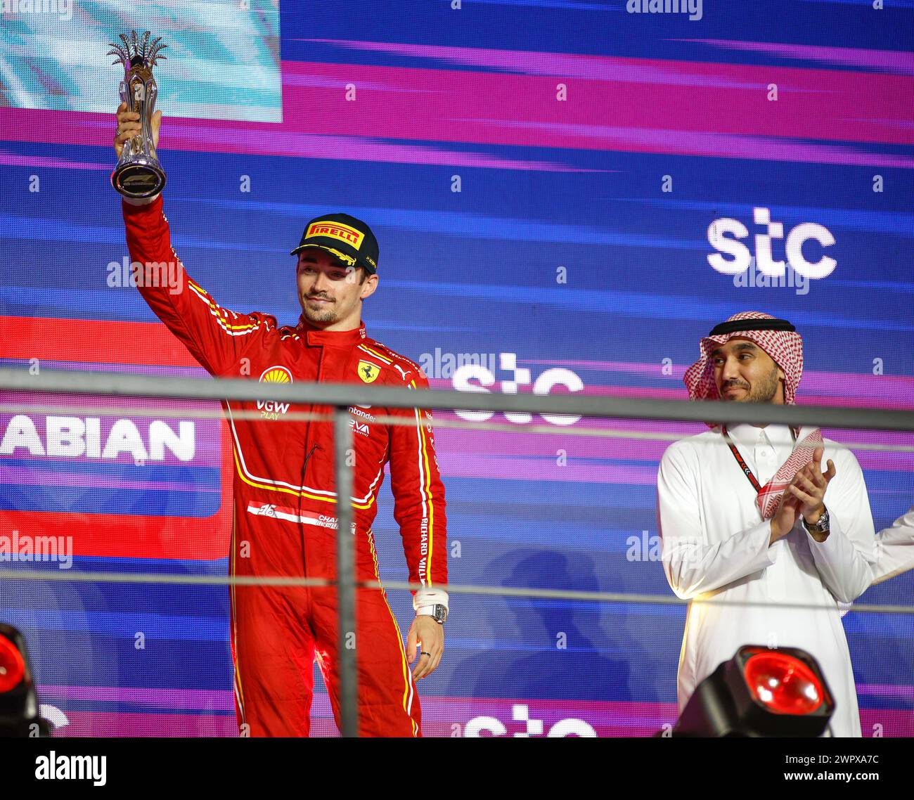Jeddah, Saudi Arabia. 9th Mar, 2024. #16 Charles Leclerc (MCO, Scuderia Ferrari), F1 Grand Prix ...