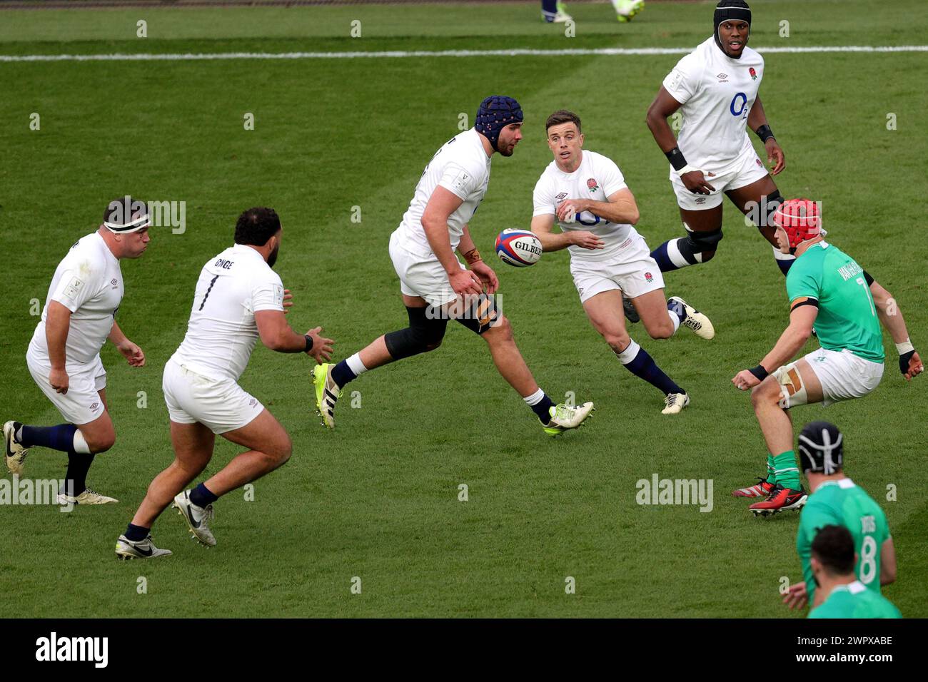 London, UK. 9th Mar 2024. England's George Ford during the Guinness Six ...