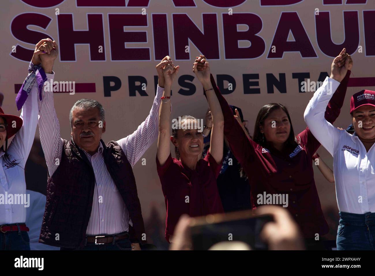 Morelia, Mexico. 09th Mar, 2024. Dra. Claudia Sheinbaum during her ...