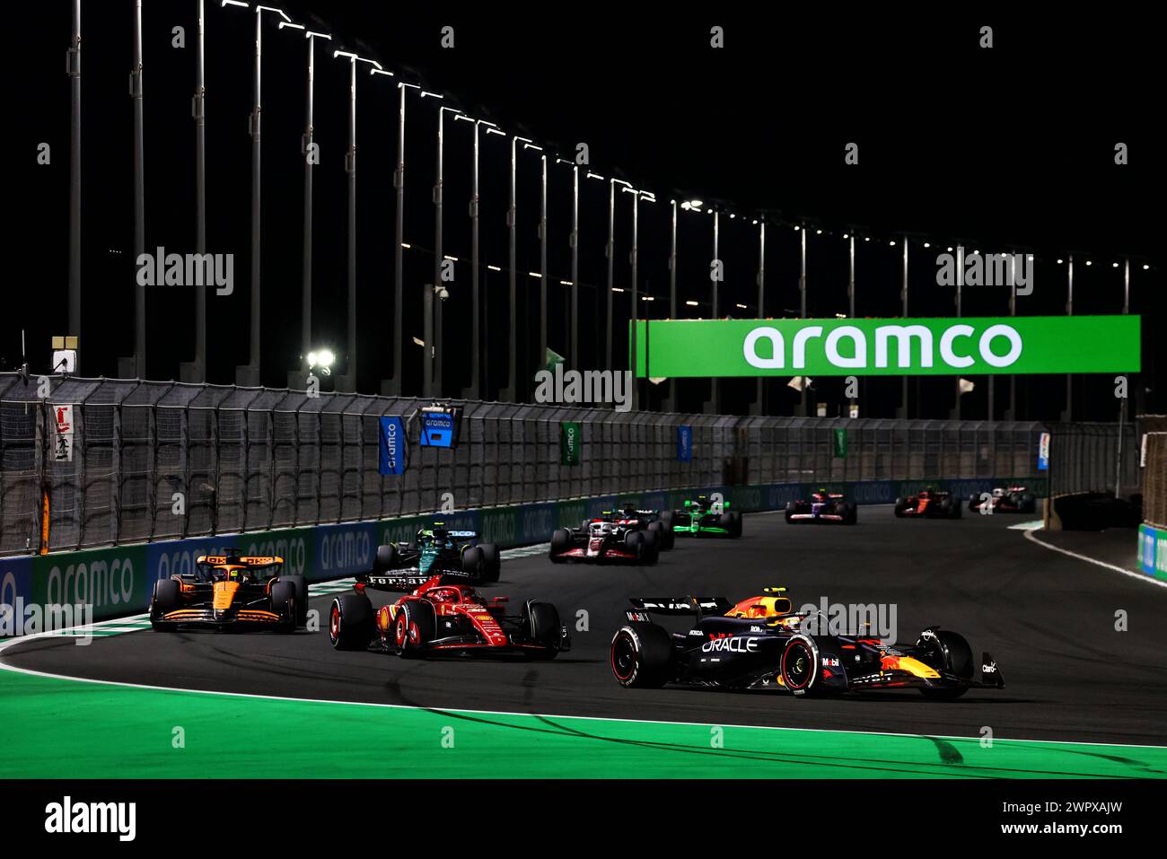 Jeddah, Saudi Arabia. 09th Mar, 2024. Sergio Perez (MEX) Red Bull ...
