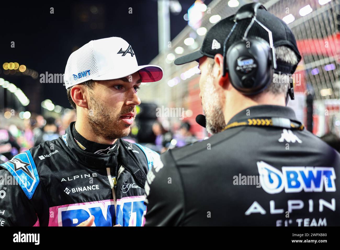 Jeddah, Saudi Arabia. 09th Mar, 2024. Pierre Gasly (FRA) Alpine F1 Team ...