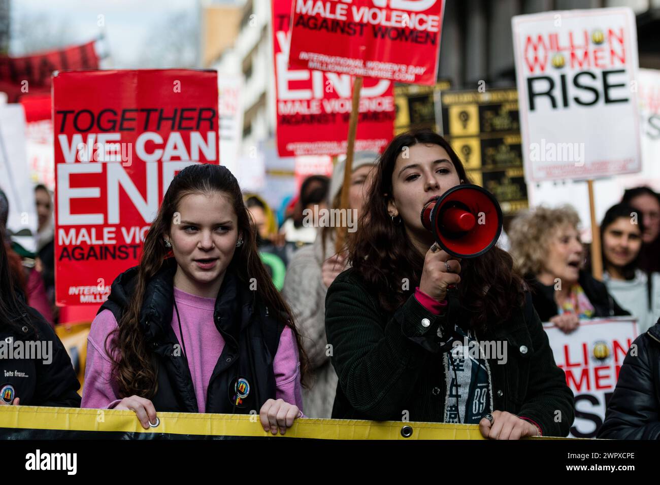 Million Women Rise Protest In London Hundreds of women march in central ...