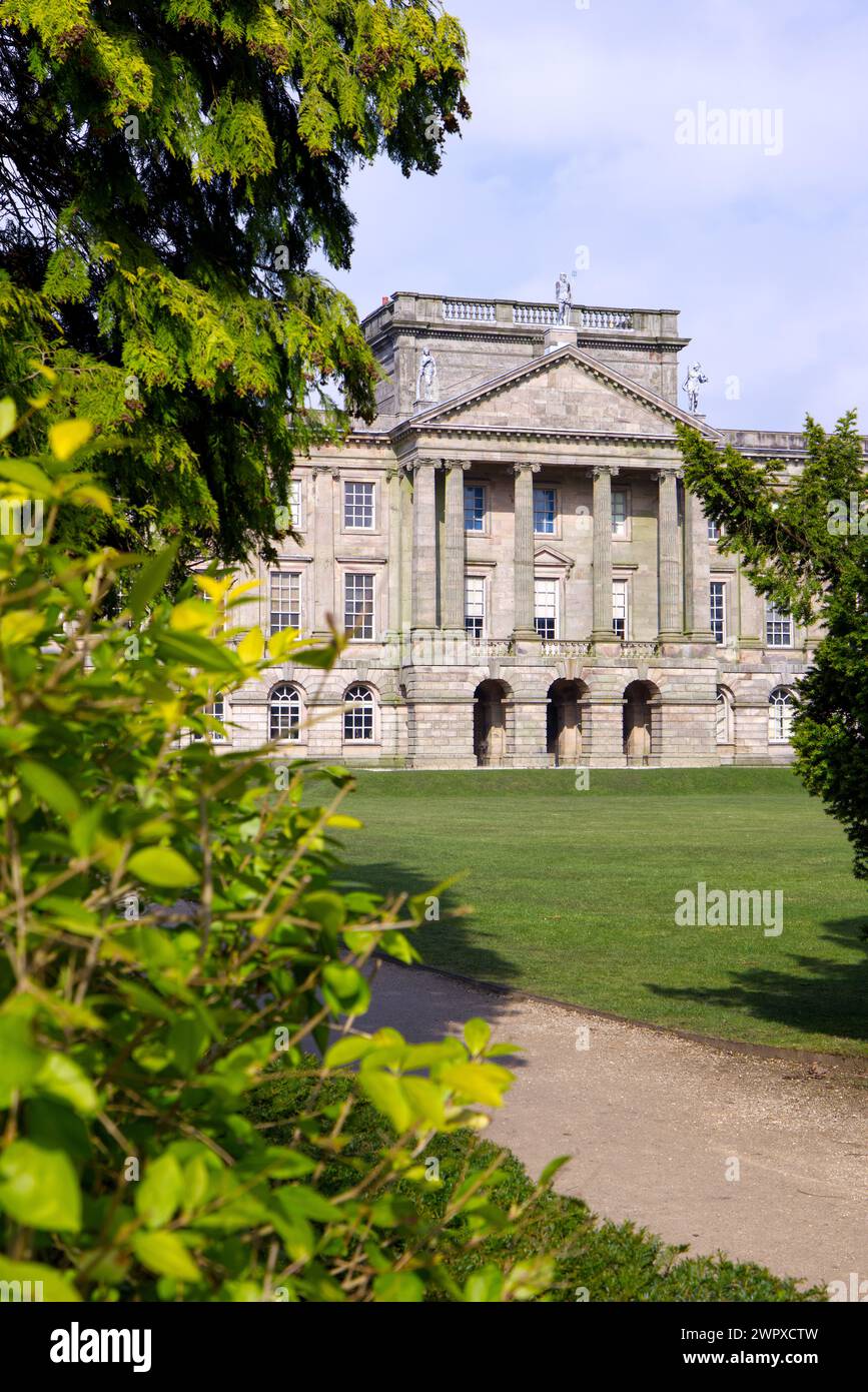 Lyme Park, Elizabethan 16th century mansion of baroque and Palladian ...