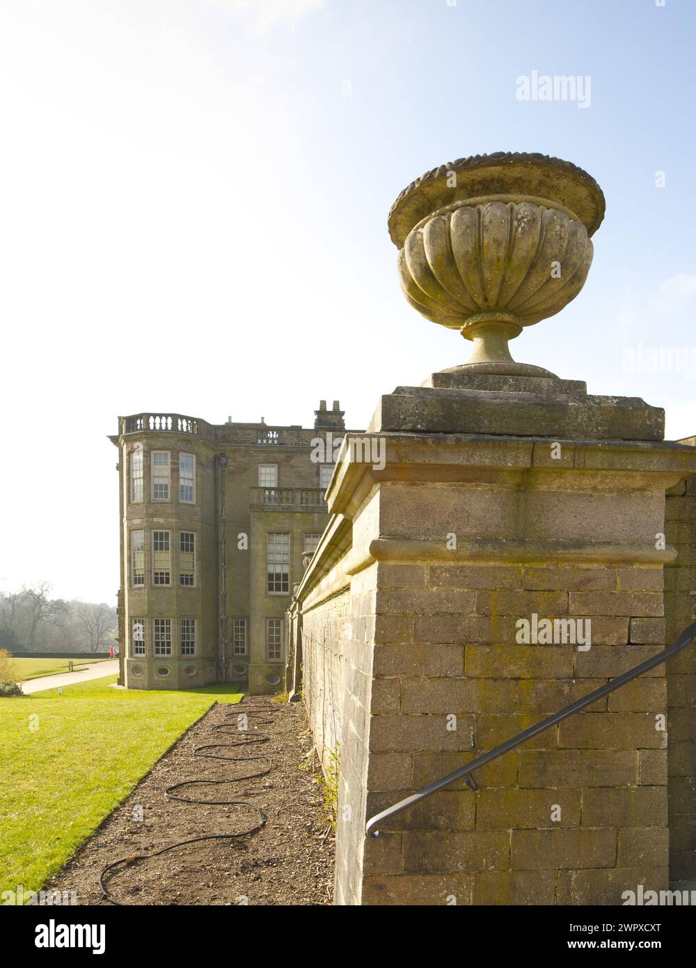 Lyme Park, Elizabethan 16th century mansion of baroque and Palladian ...