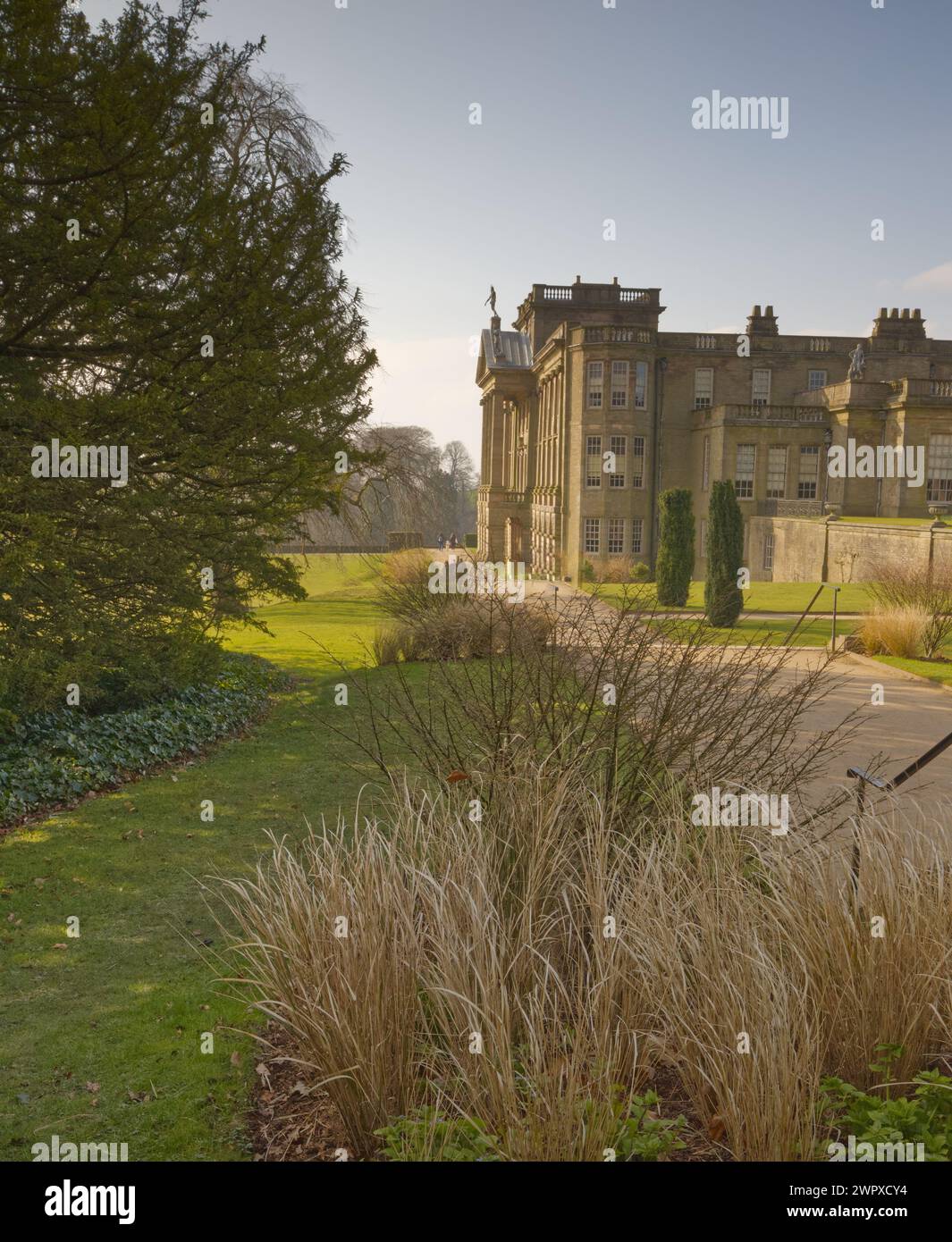 Lyme Park, Elizabethan 16th century mansion of baroque and Palladian ...