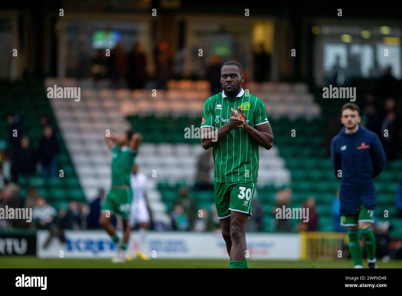 Frank Nouble of Yeovil Town after the National League South match at ...