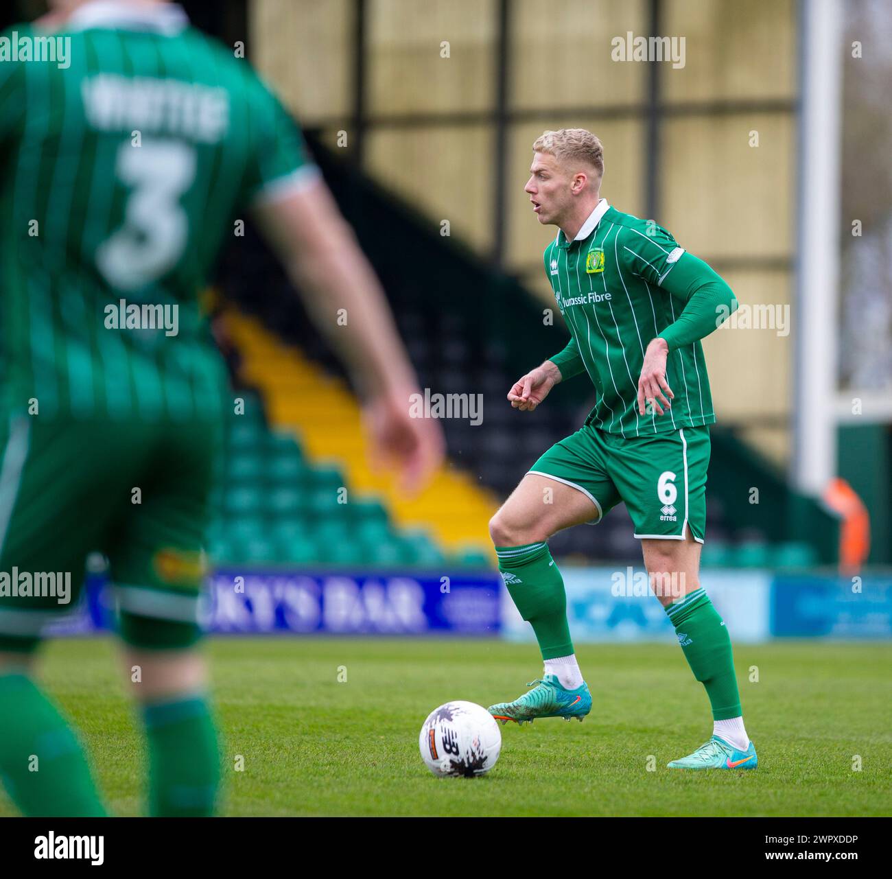 Jake Wannell of Yeovil Town during the National League South match at ...