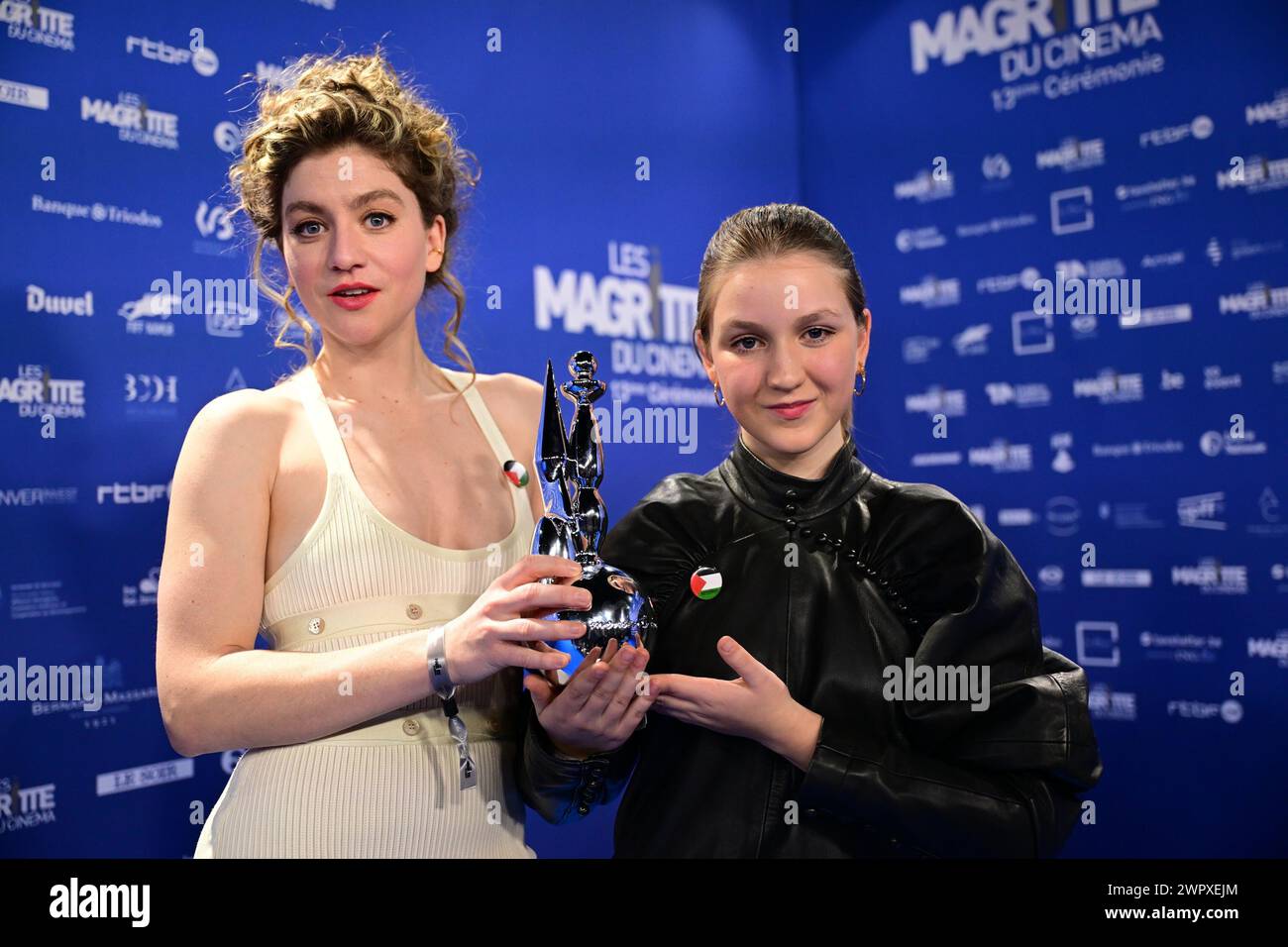 Brussels, Belgium. 09th Mar, 2024. Charlotte De Bruyne and Rosa ...
