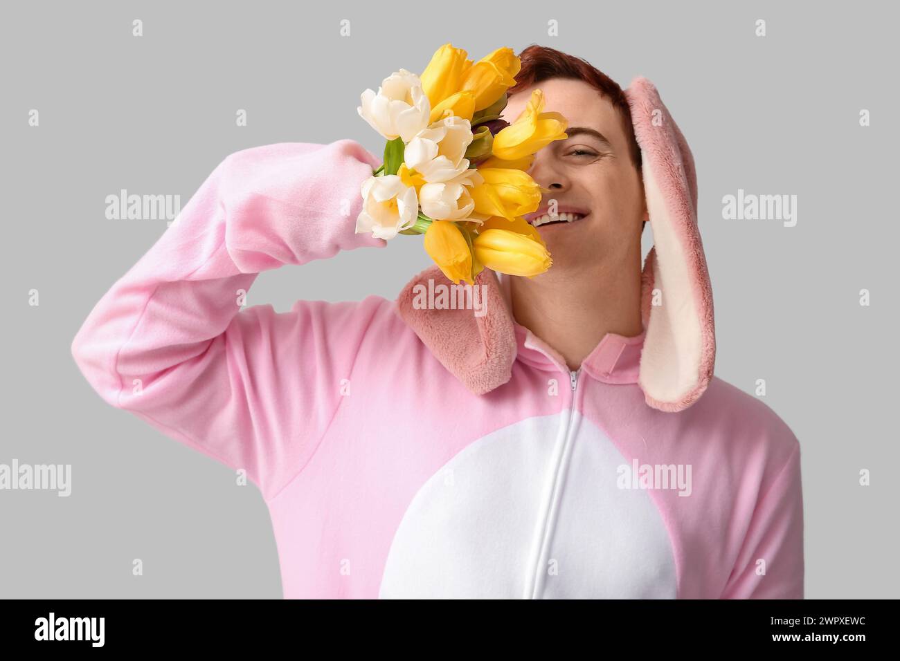 Man dressed in bunny costume hi-res stock photography and images - Alamy