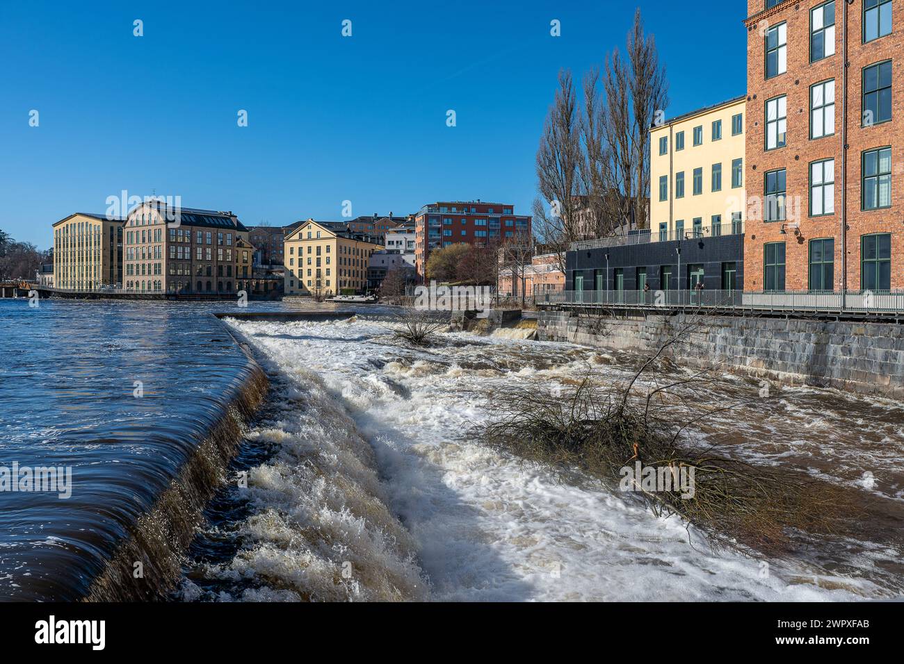The spring flood in Sweden was unusually powerful in 2024. Motala ...