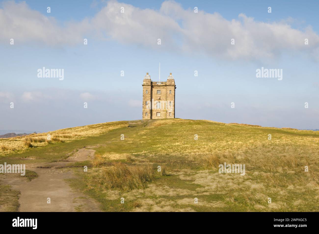 The Cage, an Elizabethan 16th Century tower at Lyme Park within the ...