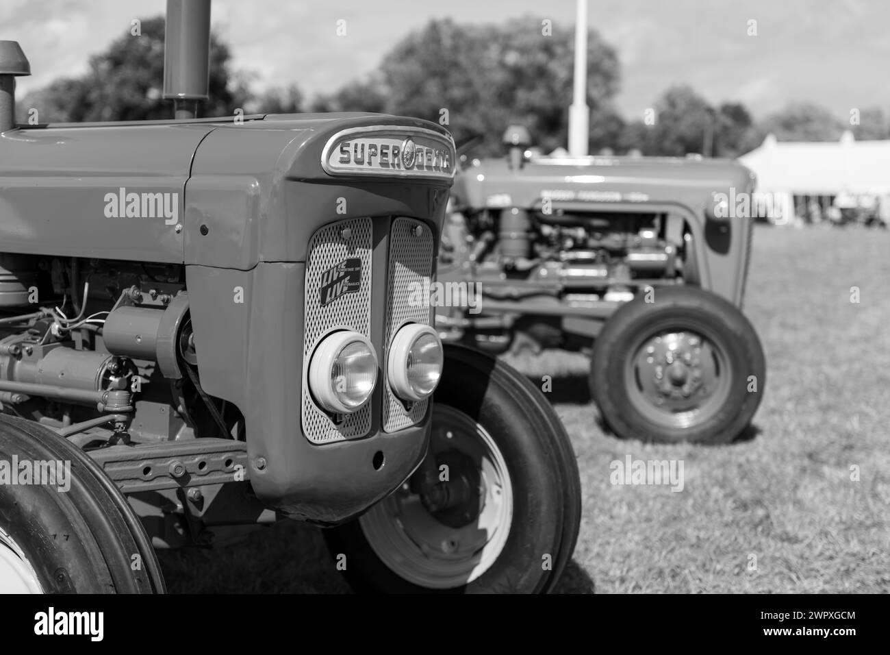 Super dexta tractor Black and White Stock Photos & Images - Alamy