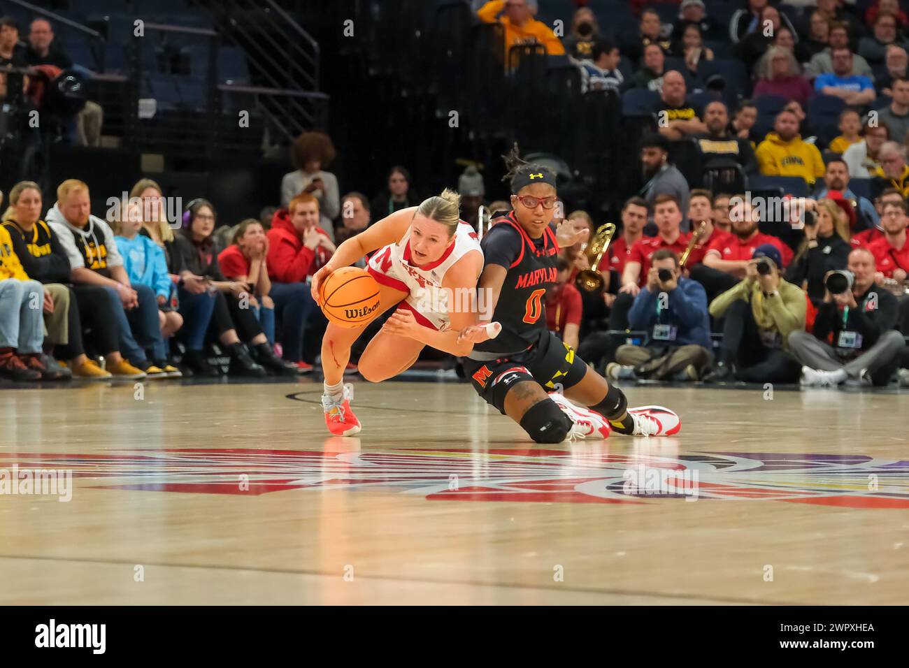 Minneapolis, Minnesota, USA. 9th Mar, 2024. Nebraska Cornhuskers guard ...