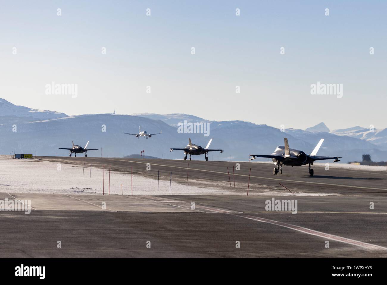 U.S. Marine Corps F-35B Lightning II jet pilots with Marine Fighter ...