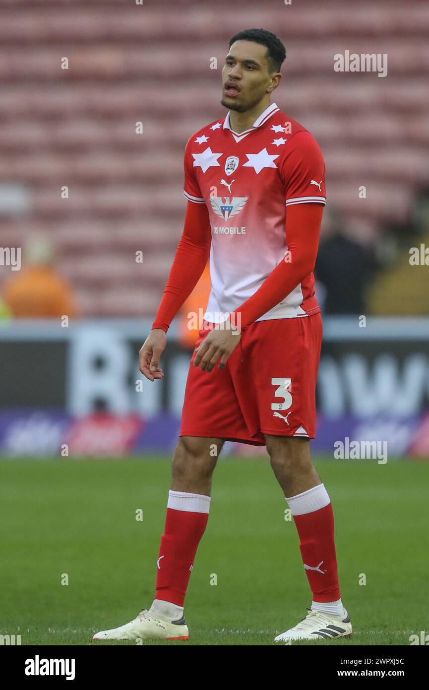 Jon Russell of Barnsley during the Sky Bet League 1 match Barnsley vs ...